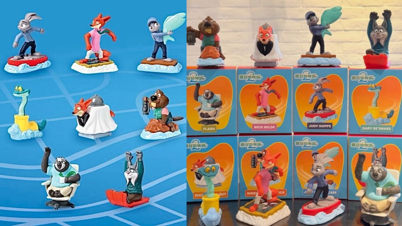 Bonecos Zootopia 2 McDonald’s: As melhores opções para colecionar